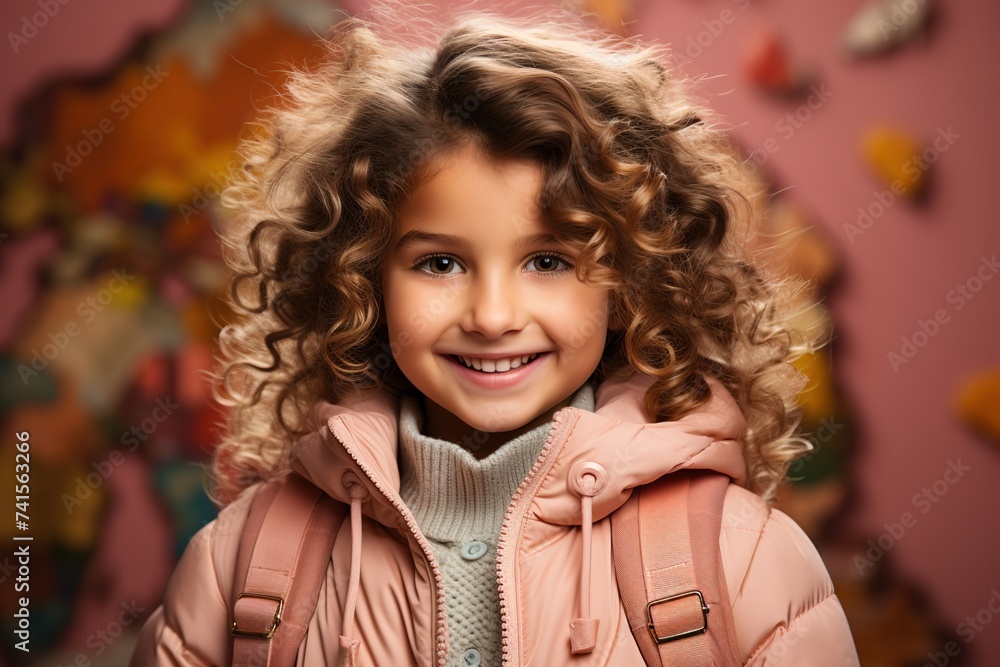 In a heartwarming depiction of the back-to-school season, a cheerful ...