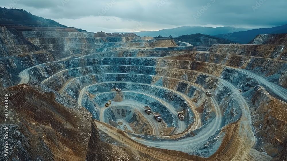 Magnificent Scenes of Open-Pit Mining, Showcasing Herculean Excavators ...