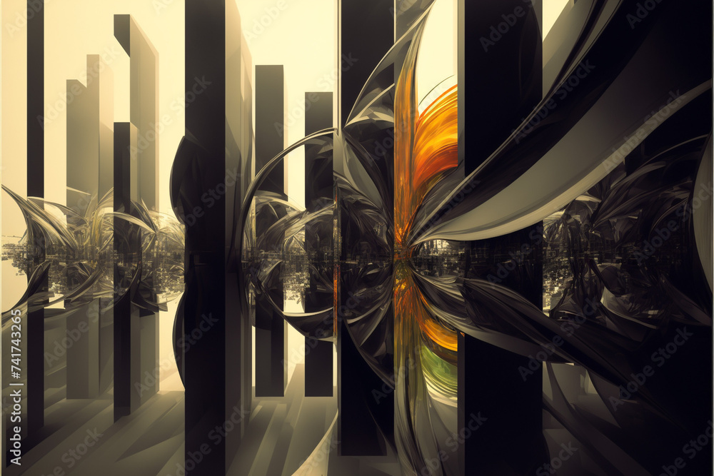 Illustrated with vibrant colors and captured in a contemporary art ...