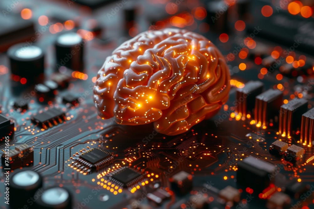 AI Brain Chip synaptic processor. Artificial Intelligence page table ...