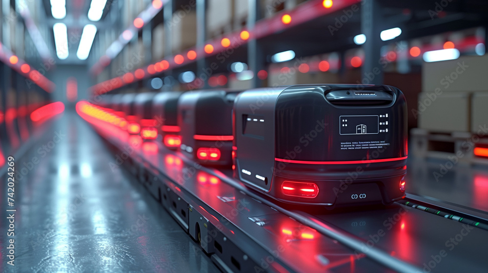Autonomous robot delivery in warehouses with 5g wireless connection ...