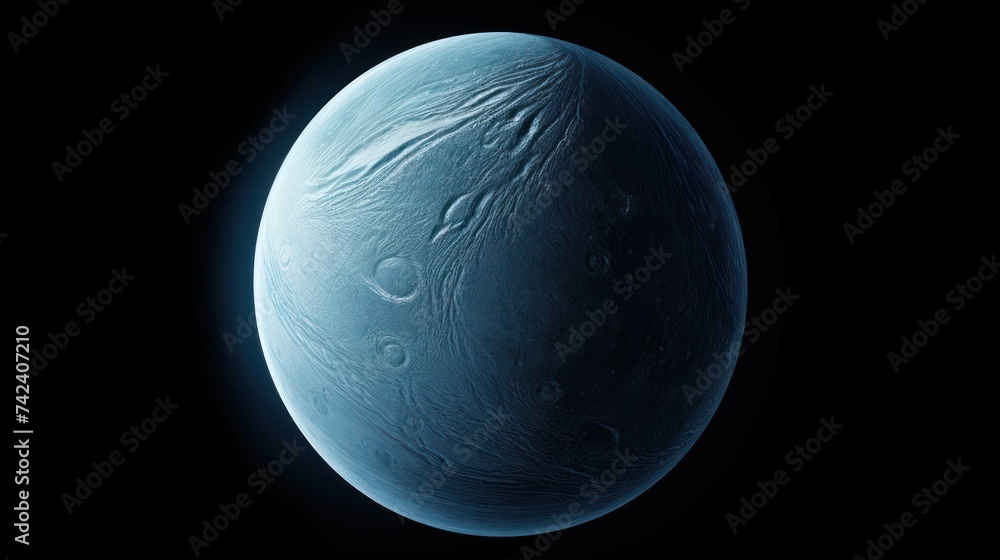 Stock-Illustration „Habitable exoplanet similar to Earth and suitable ...
