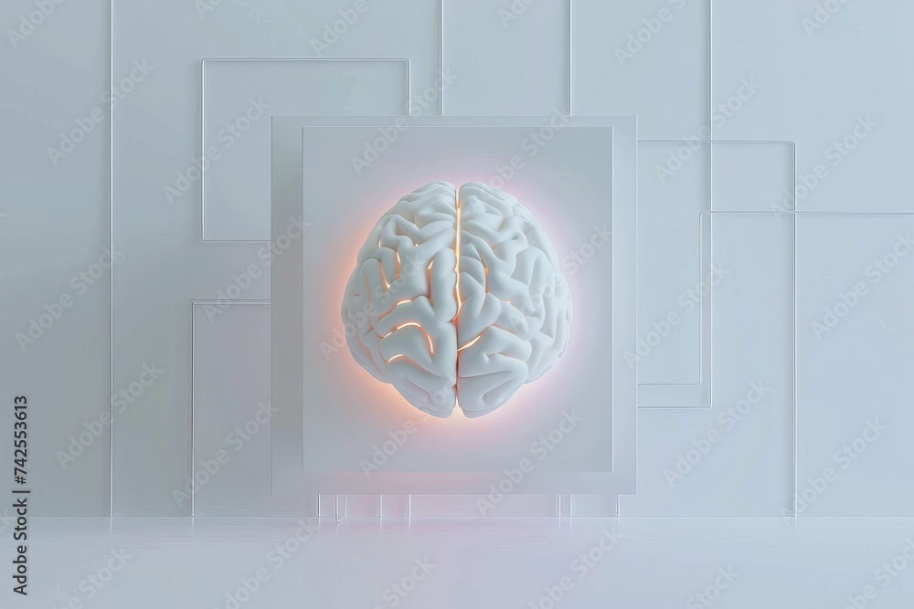 AI Brain Chip ai. Artificial Intelligence sulcus human neurotechnology ...