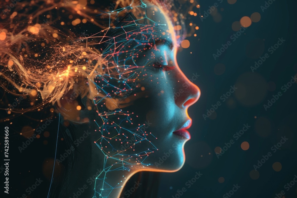 Stock-Illustration „AI Brain Chip performance. Artificial Intelligence ...