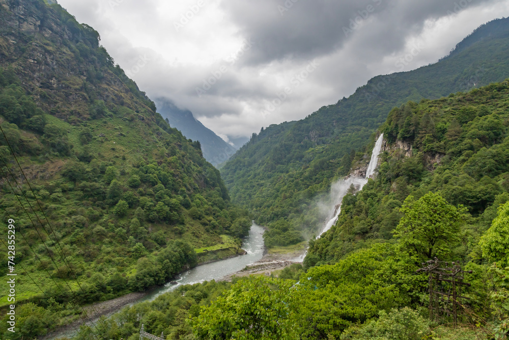 Photo Stock Jang falls also known as nuranang falls or bong bong falls ...