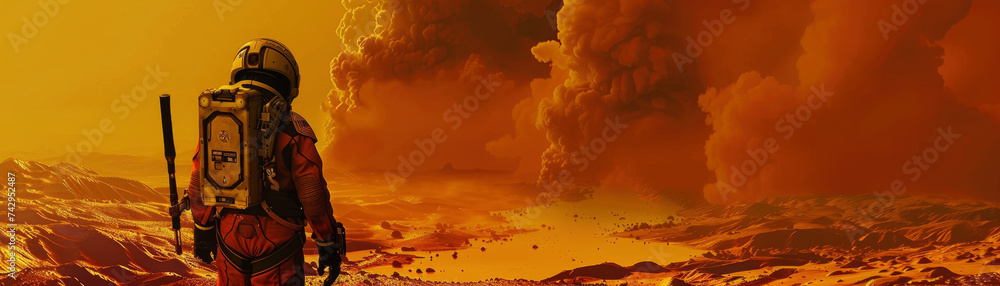 Hiking on Titan explorers traverse alien landscapes with high tech gear ...