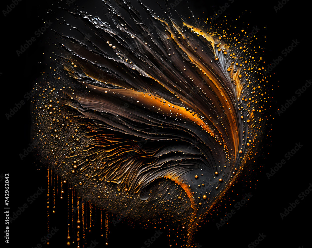 Abstract dispersion effect background for texture. Metal, stone and ...