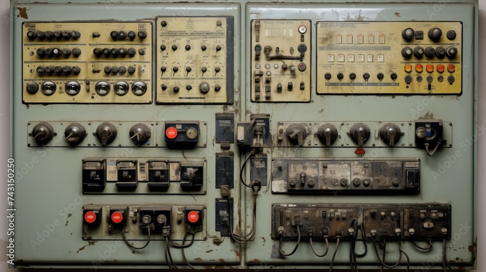 Ilustración de Stock Abandoned secret soviet military base - obsolete ...