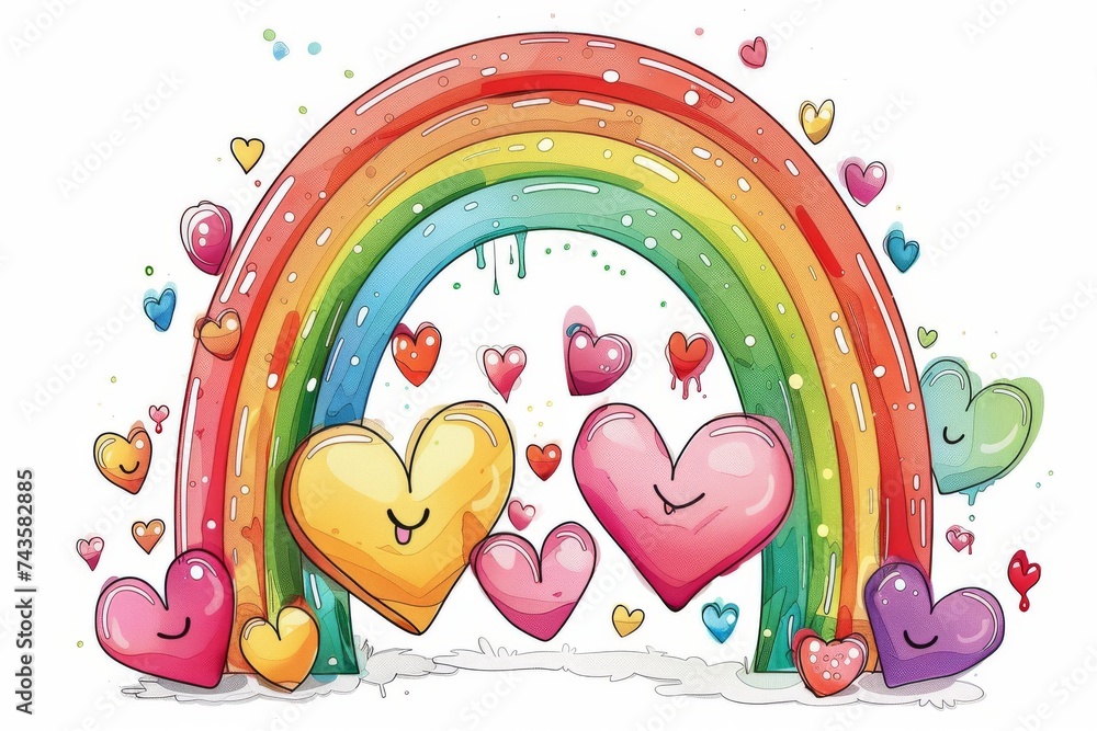 LGBTQ Pride bands. Rainbow coming out colorful uprising diversity Flag ...