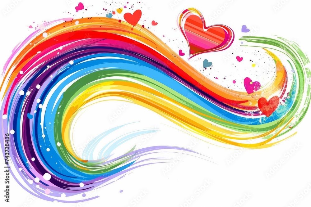 LGBTQ Pride gender roles. Rainbow light periwinkle colorful copious ...