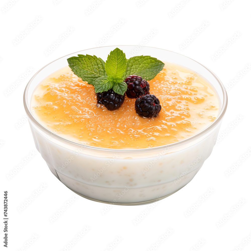 Sago pudding isolated on transparent background Remove png, Clipping ...
