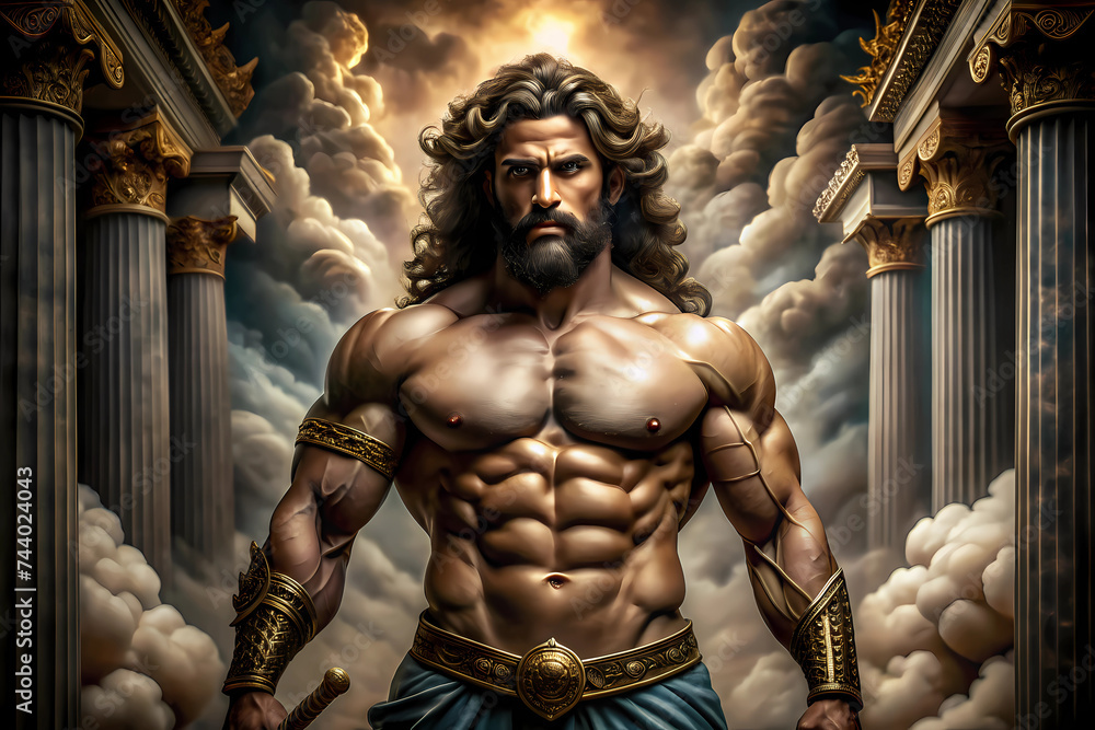 Zeus, Greek god, Greek mythology, god of heaven, lightning and thunder ...