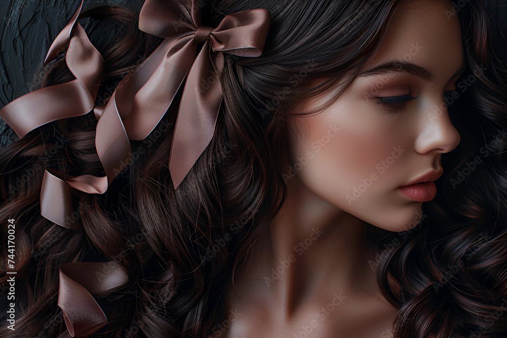 Bows on hair and clothes are a symbol of hyper-femininity, reflecting ...