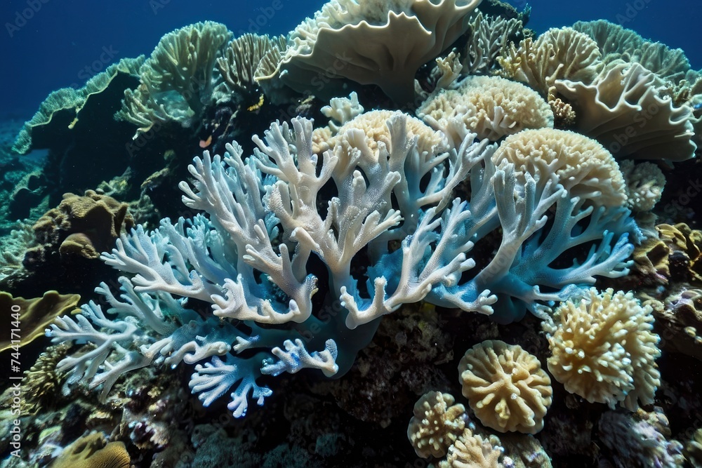 Coral bleaching linked to elevated sea temps: Loss of symbiotic ...