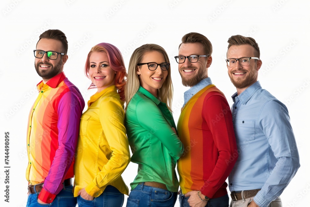 LGBTQ Pride safe space. Rainbow international law colorful fulfillment ...