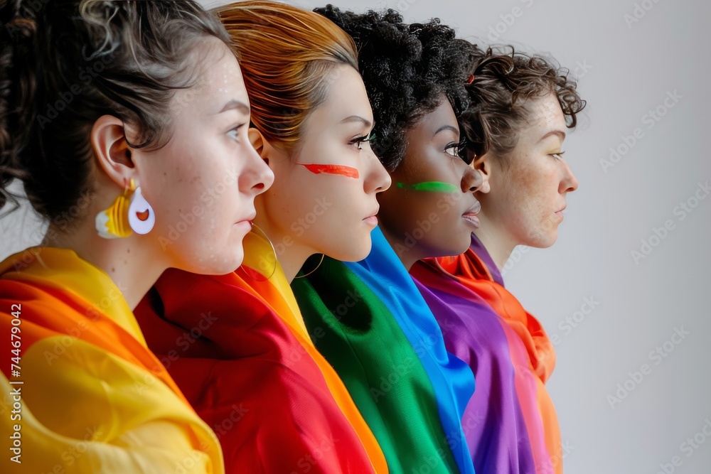 LGBTQ Pride educational. Rainbow congestion colorful pronoun ...