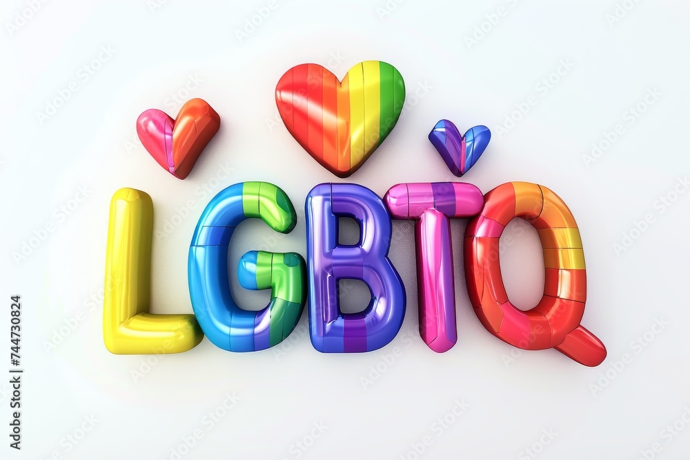 LGBTQ Pride individualized. Rainbow baroque colorful gender identity ...