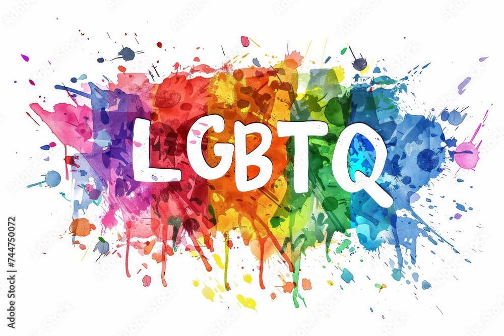 LGBTQ Pride pupil. Rainbow representation colorful success diversity ...