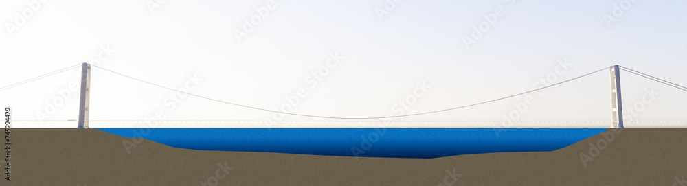 Bridge over the Strait of Messina, design and architecture, study of ...