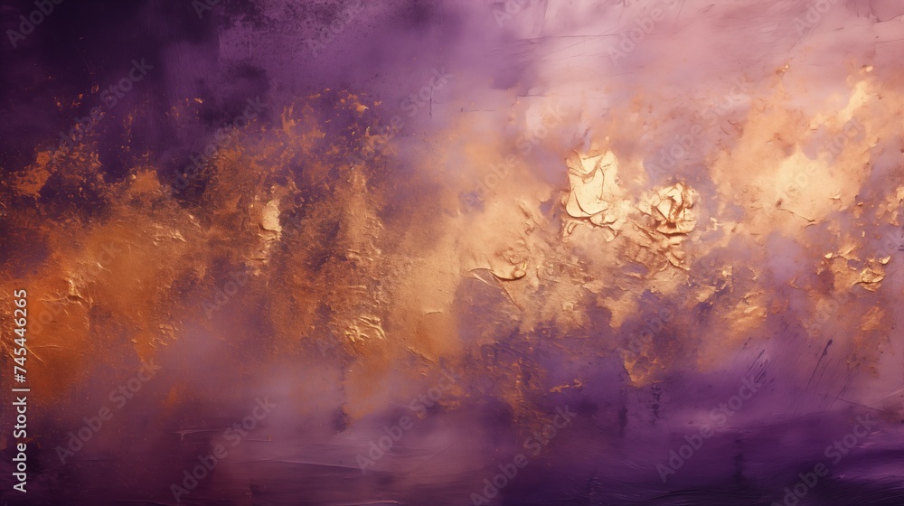 Purple and gold texture background design. Purple and gold rough ...