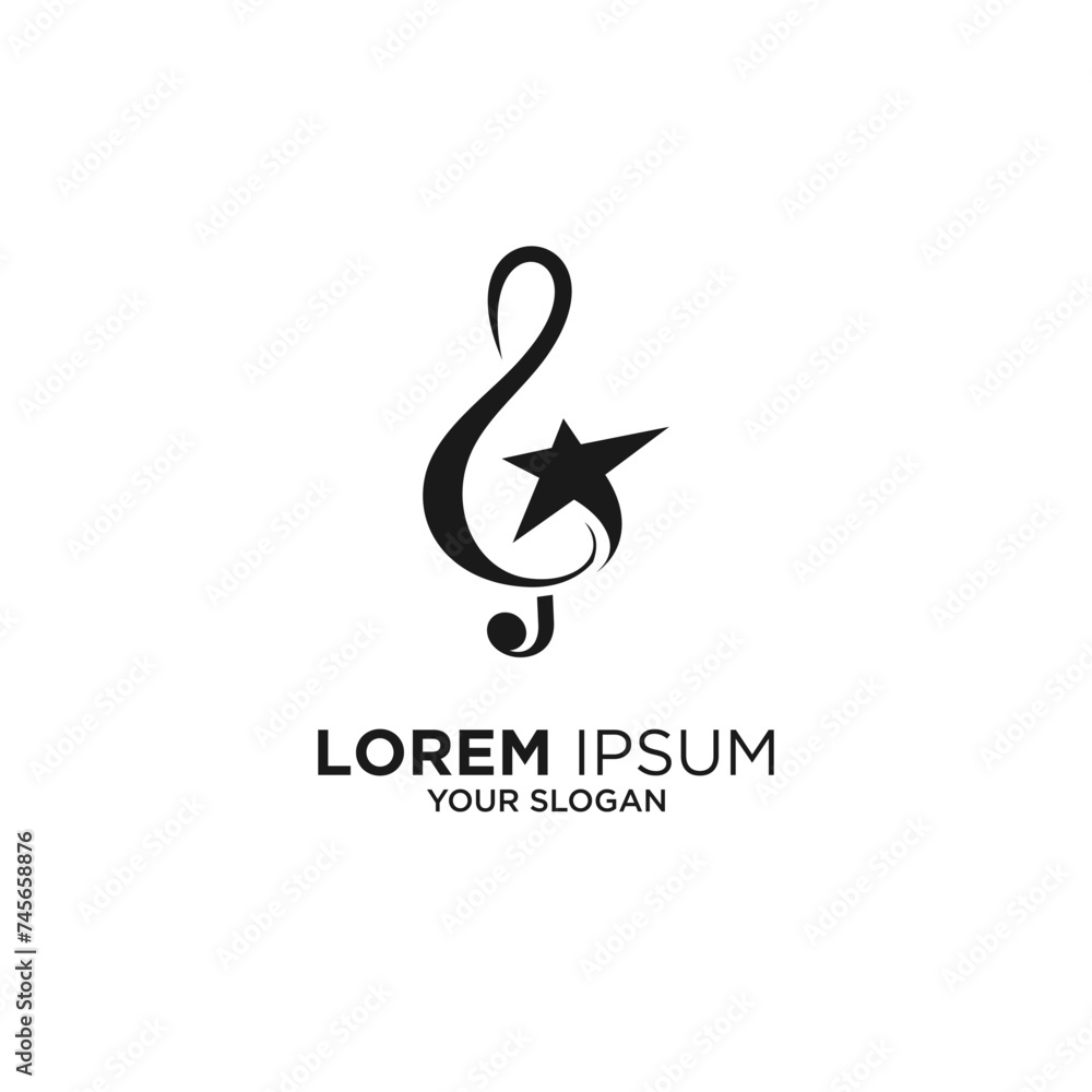 star music logo designs Stock Vector | Adobe Stock