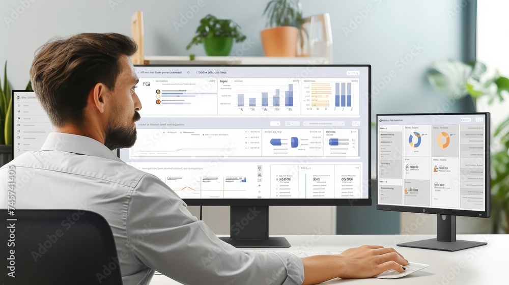 A series of screenshots from a CRM software interface demonstrating how ...