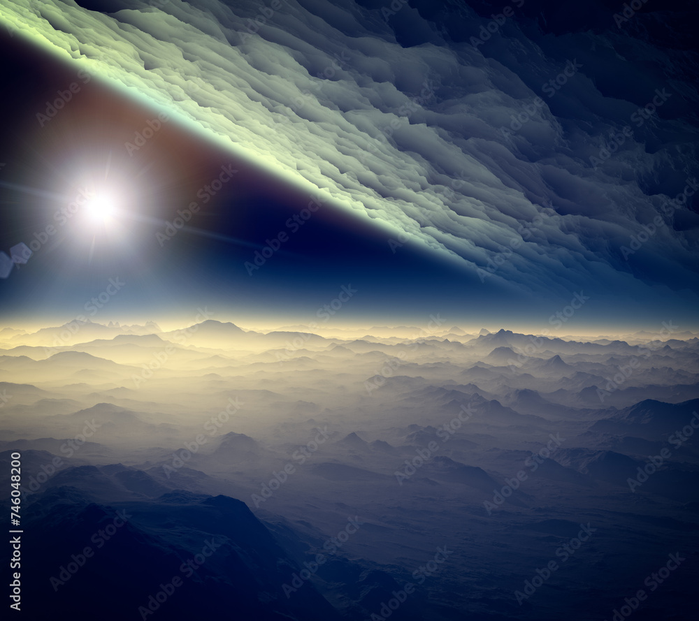 Planets and exoplanets of unexplored galaxies. Sci-Fi. New worlds to ...