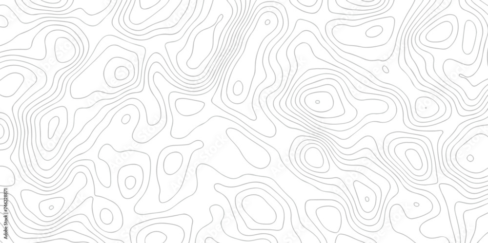 Abstract pattern with lines seamless pattern and topography map and ...