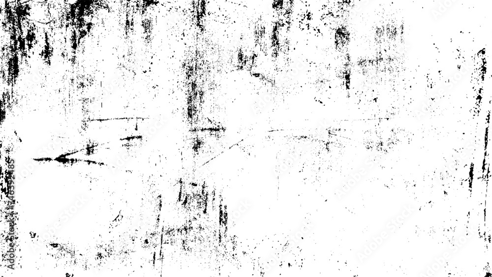 Grunge Black And White Urban Vector Texture Template. Vintage Effect ...