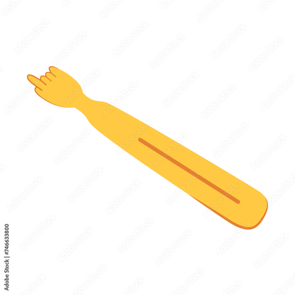 Vector Yad Jewish Pointer Torah Cartoon Illustration Isolated Stock ...