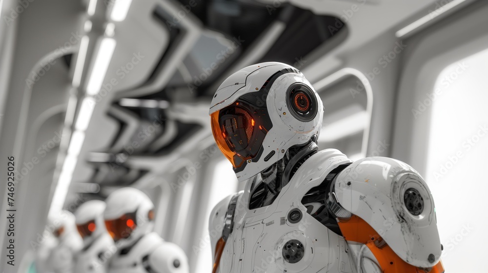 artificial intelligence robot Cyber security to protect data privacy ...