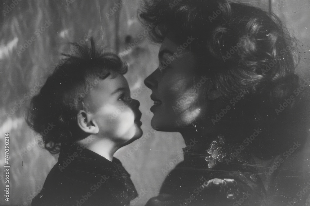 Reminiscing love, black and white photos nostalgic memories of a loving ...