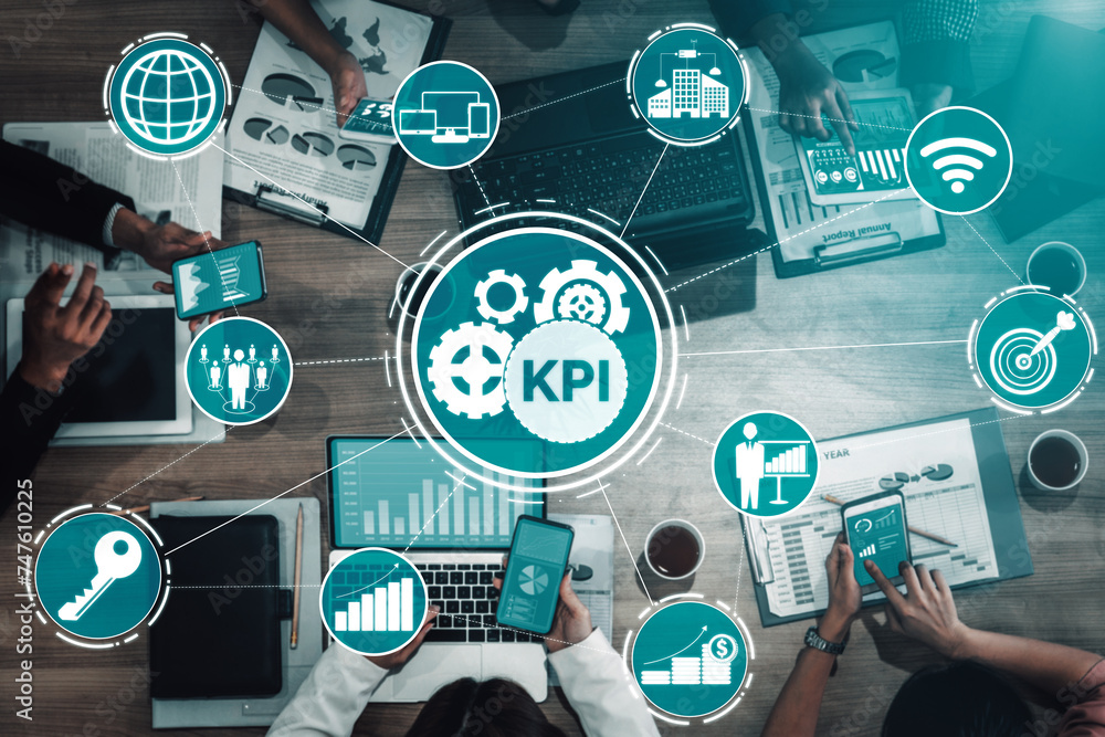 KPI Key Performance Indicator for Business Concept - Modern graphic ...