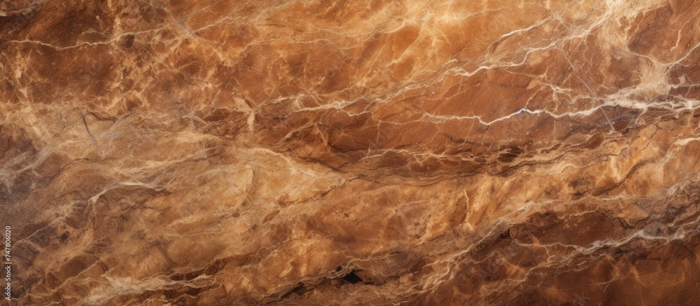 This close-up view showcases the intricate patterns and rich tones of a ...