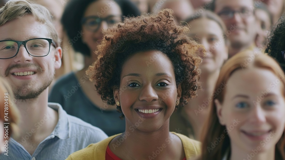 Diverse People. Crowd, DEIB, Diversity, Equity, Inclusion, Belonging ...