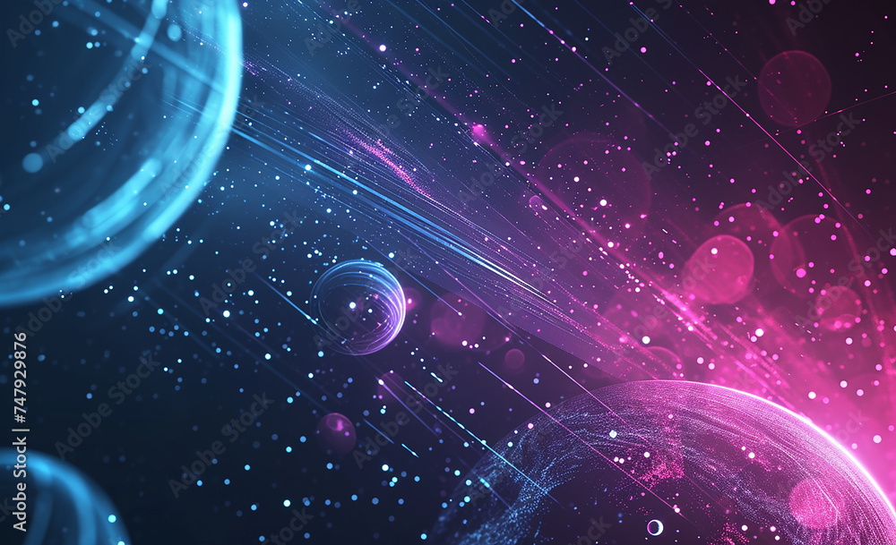 outer space digital background Stock Illustration | Adobe Stock