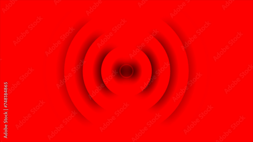 Wi-Fi light effect, Blue glowing signal sensor waves internet wireless ...