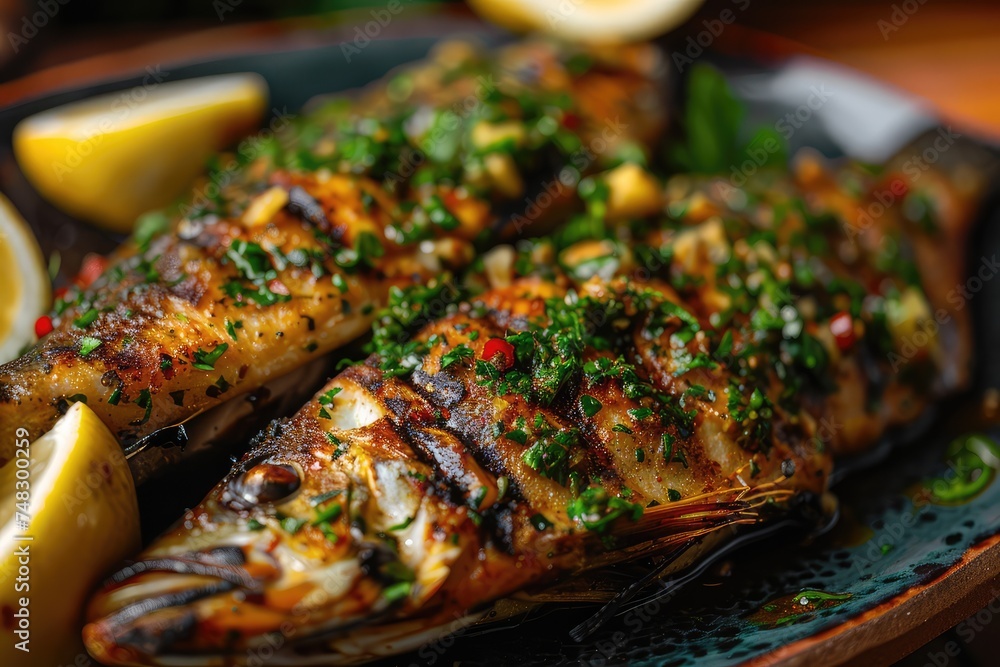 Chermoula is Marinated Grilled Fish, a Popular Moroccan Seafood Dish ...