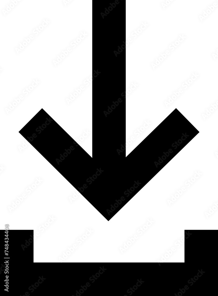 Download flat vector icon. install symbol. Upload button. Load symbol ...