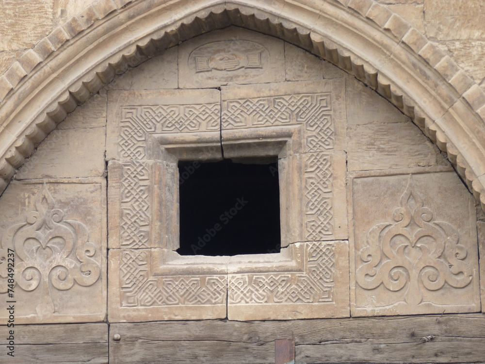 Old house wall in Turkey, old ottoman architecture and wooden ...