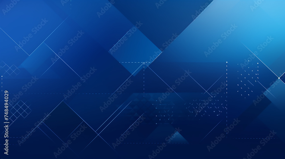 Blue and grey glossy squares abstract tech banner design. Modern ...