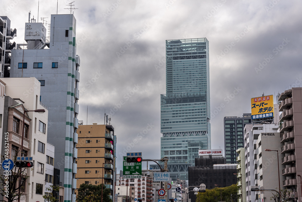 Abeno Harukas in the Tennoji Ward in Osaka, Japan the tallest ...