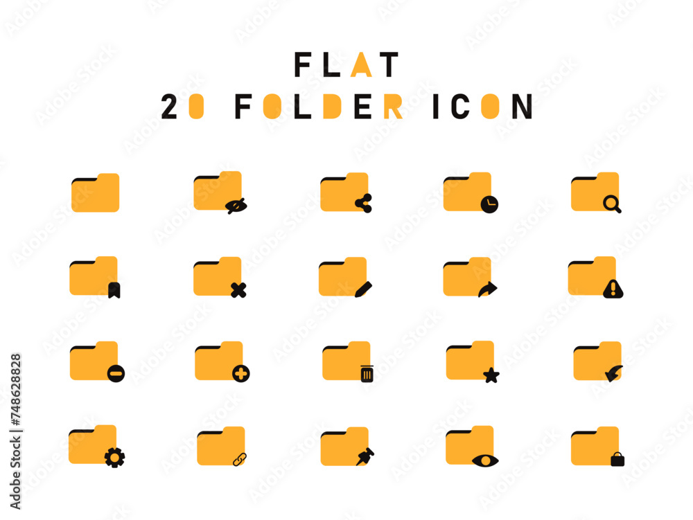 20 Collection Of Folder Icon. Folder Search, Folder Danger, Folder Draf ...