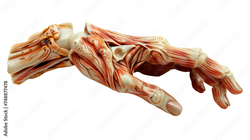 Anatomical Model of Human Hand Muscles and Tendons for Educational ...