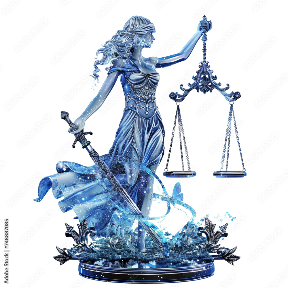 zodiac sign libra isolated on transparent background - Generative AI ...