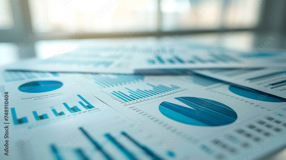 collection of business analytics charts and graphs, including bar ...