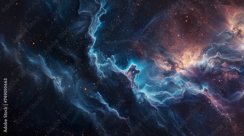 Space wallpaper. Haunting beauty of a dark nebula, as it looms against ...