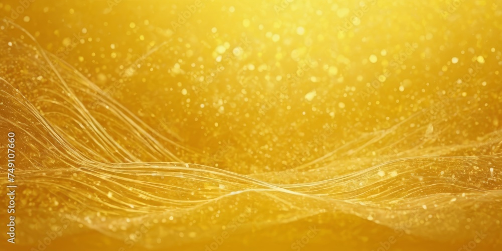 abstract yellow gold background with layers of transparent shapes in ...