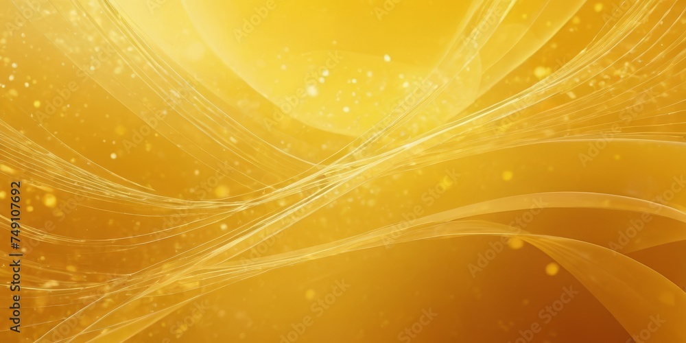 abstract yellow gold background with layers of transparent shapes in ...