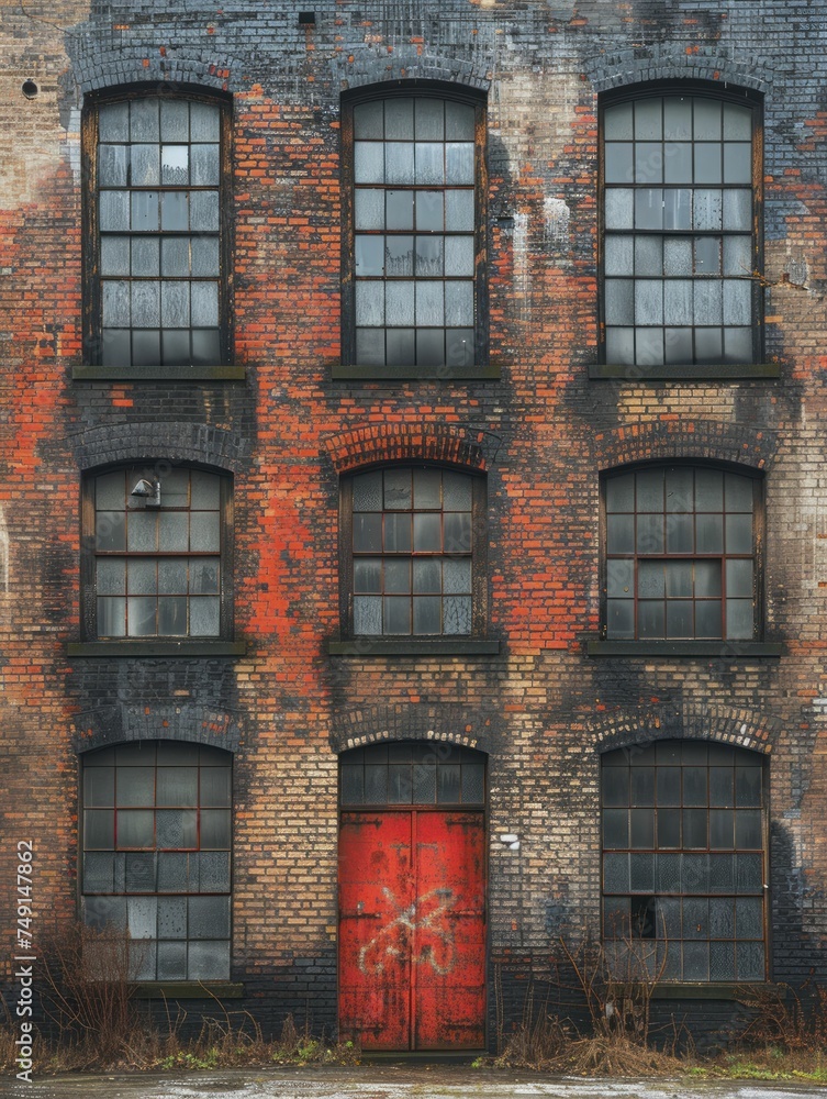 An old warehouse transformed into a modern logistics hub, marrying ...